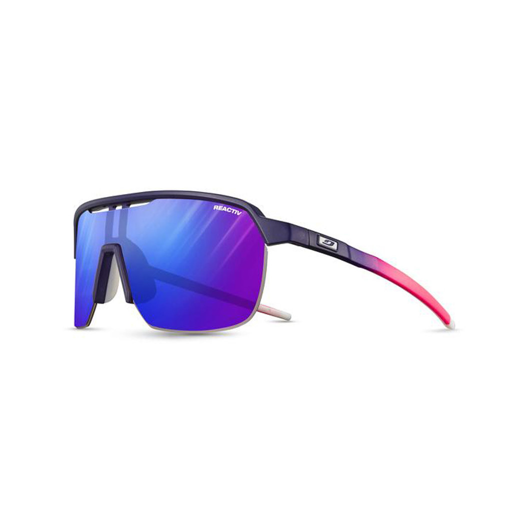 Lunettes vélo photochromiques Julbo Frequency Purple Pink Reactiv 1-3