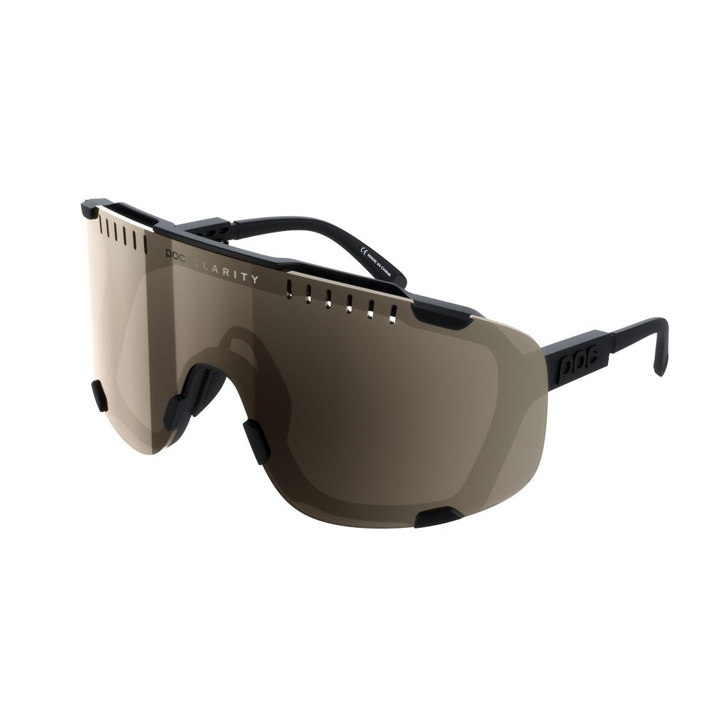 Lunettes vélo Poc Devour Uranium Black Clarity Trail Silver