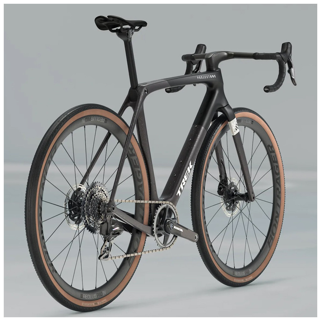 Vélo Gravel Trek Checkmate SLR 7 AXS Matte Trek Black Matte Deep Smoke 2025