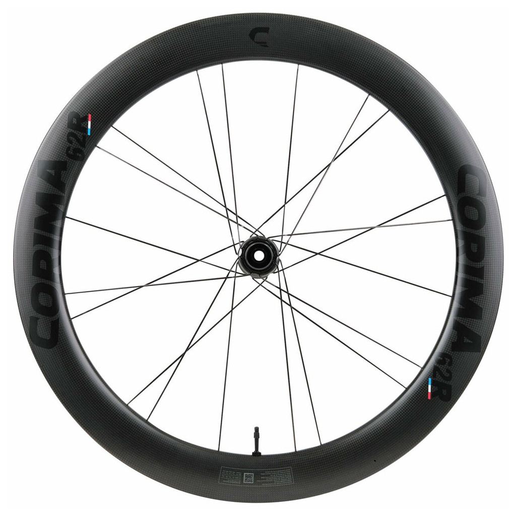 Roues vélo route carbone Corima 62R