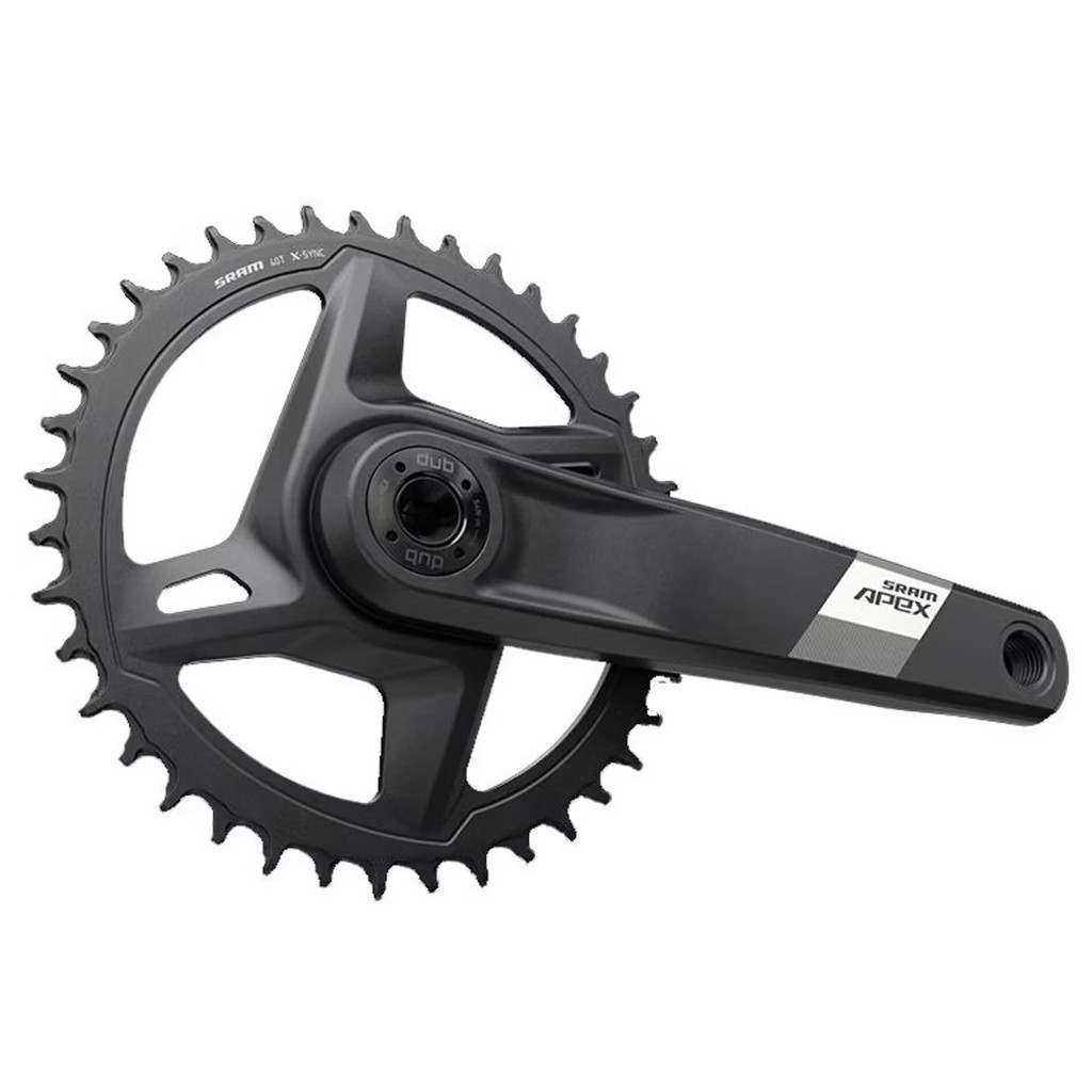 Pédalier vélo route et Gravel Sram APEX XPLR AXS DUB Wide mono-plateau ...