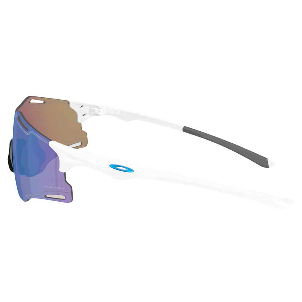 Lunettes vélo Oakley Cybr Zero Polished White - Prizm Sapphire