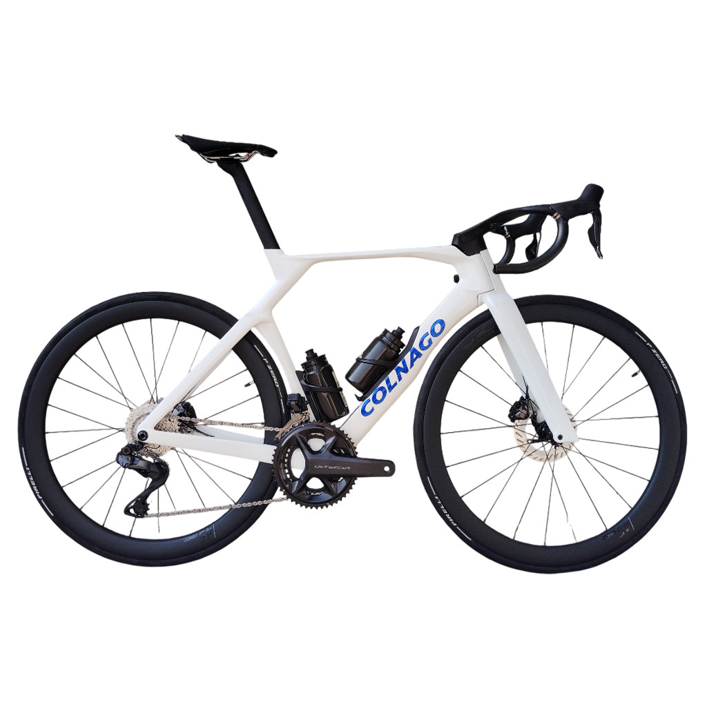 Racefiets Colnago Y1Rs Disc Shimano Ultegra Di2 12v Vision SC45 White Blue