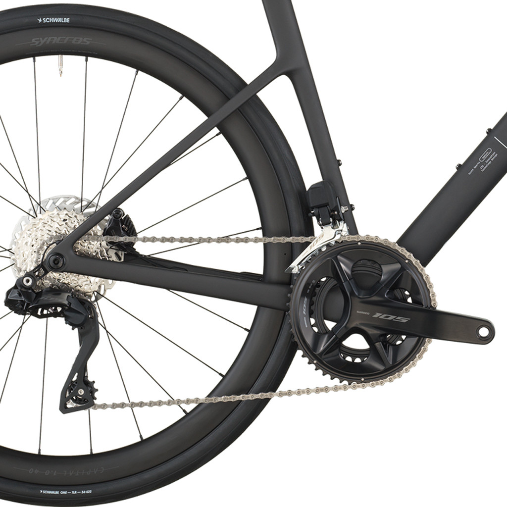 Vélo route Scott Addict 30 Shimano 105 Di2 12v Syncros Capital 1.0 Carbon Black 2026