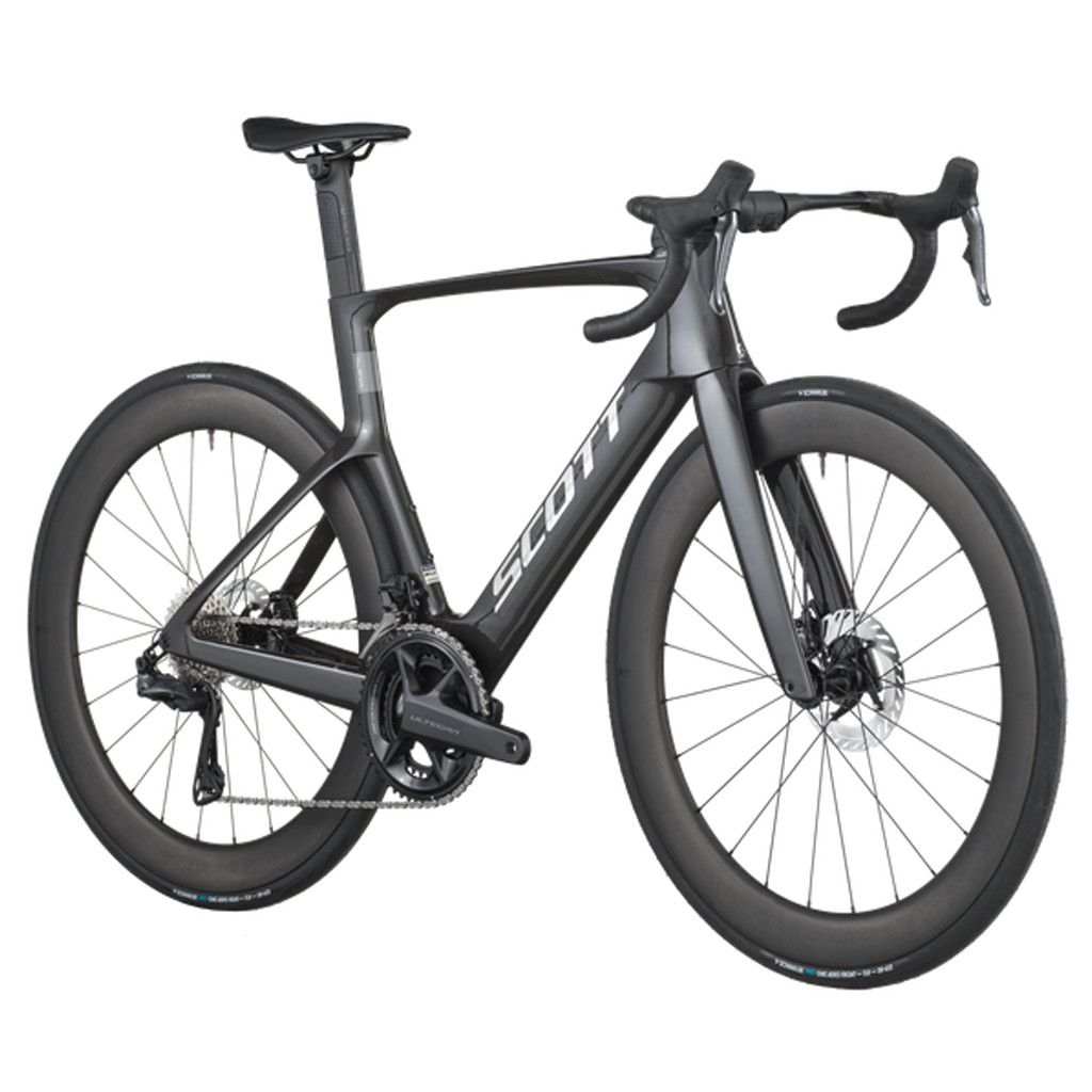 Vélo route Scott Foil RC 10 Shimano Ultegra Di2 12v Syncros Capital 1.0 Black Carbon 2026