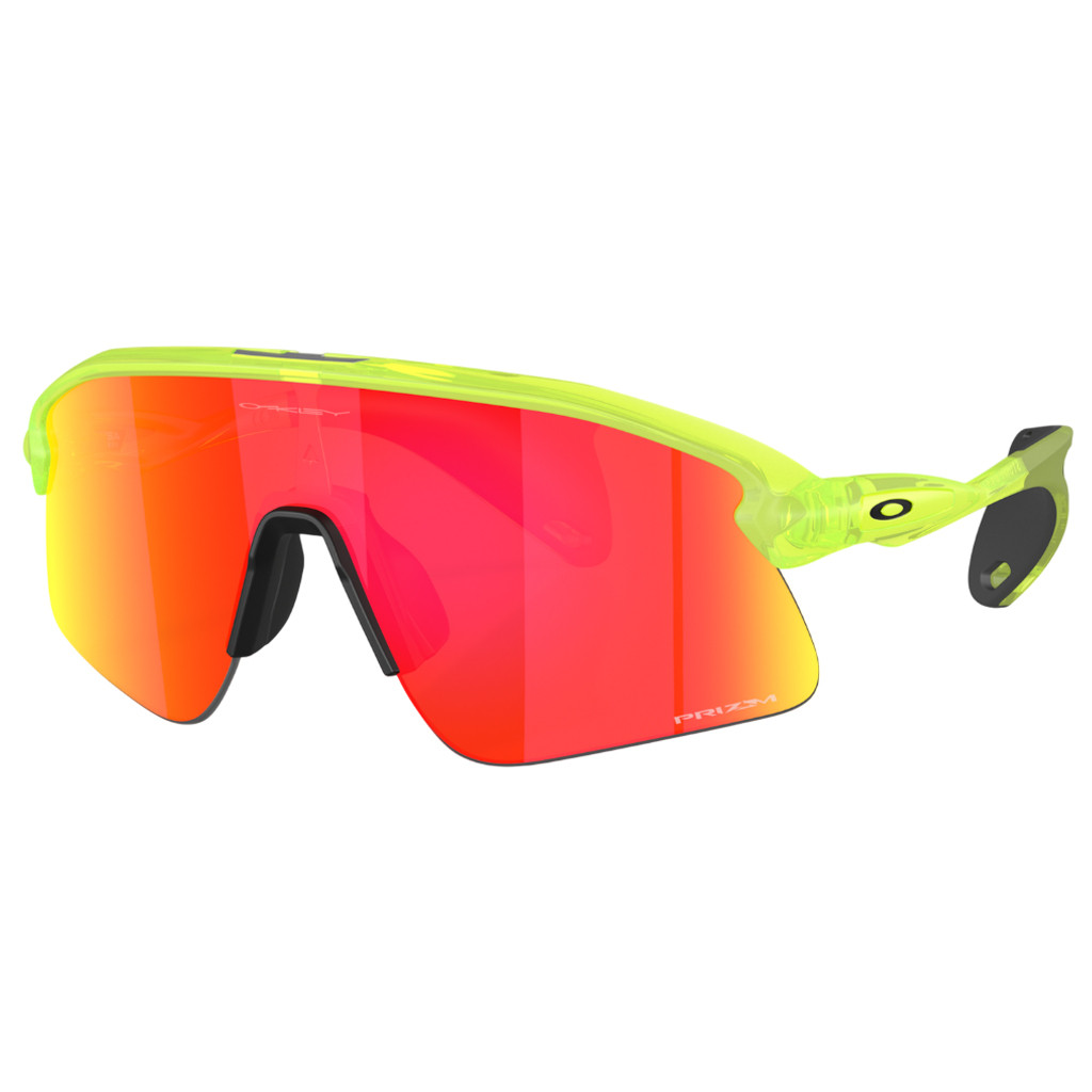 Fietsbril Oakley Stunt Devil Mat Uranium Prizm Robijn