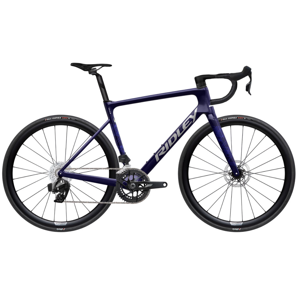 Vélo route Ridley Falcn Shimano 105 Di2 12v Forza Skiron CR38 FAL26D2s ...