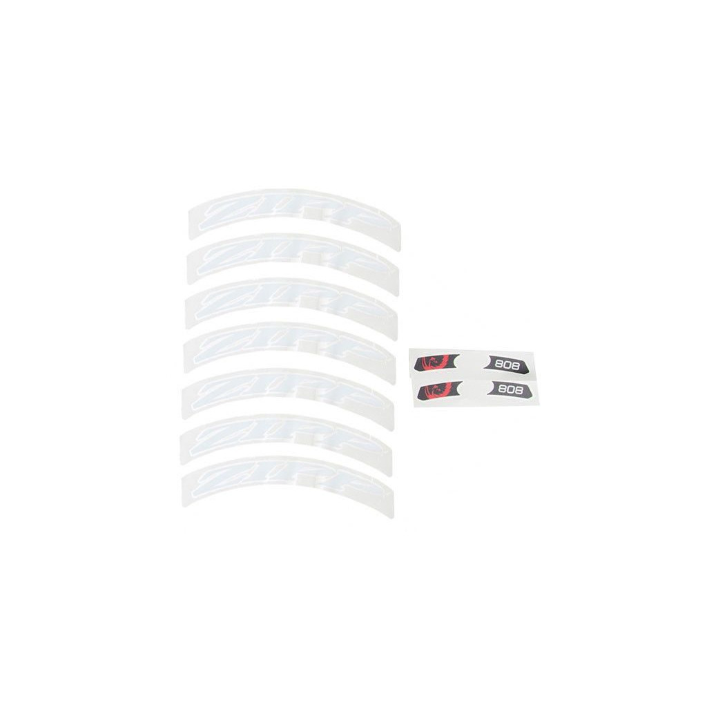 Set stickers Zipp Decal Set Zipp 808/Disc wit - Materiel-velo.com