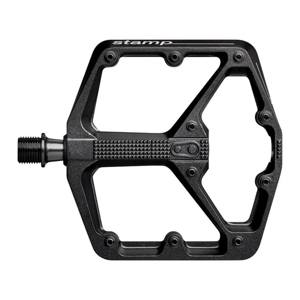 MTB-pedalen Crankbrothers Stamp 3 Large met magnesium zwart frame