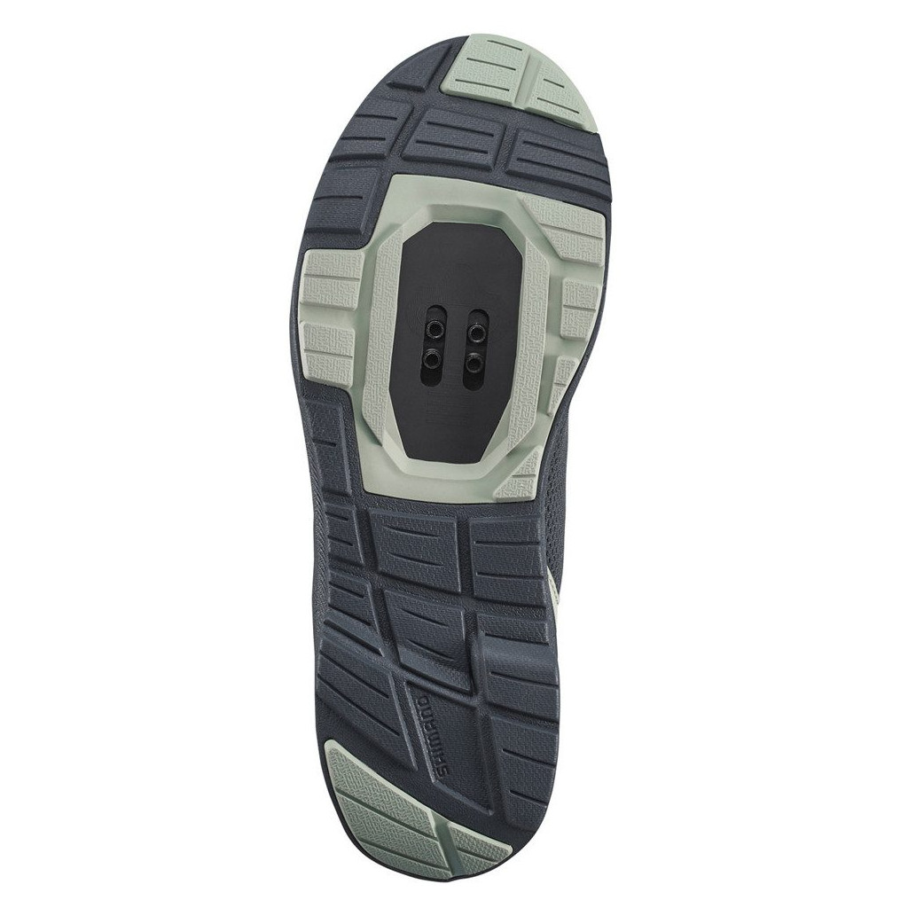 Chaussures VTT femme Shimano EX3W Gris Menthe 36-42 semelle caoutchouc