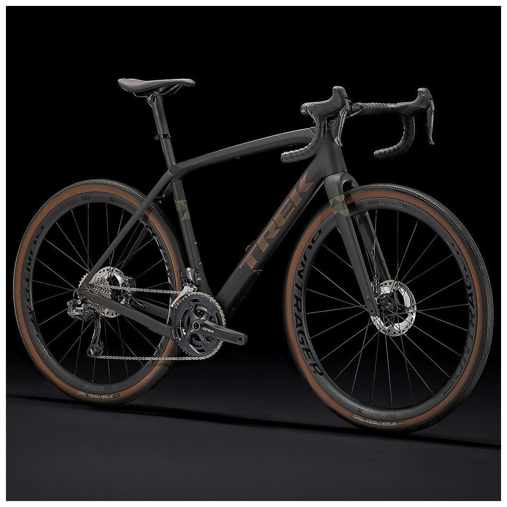 Vélo Gravel Trek Checkpoint SLR 7 Shimano GRX Di2 11v Matte Olive Grey