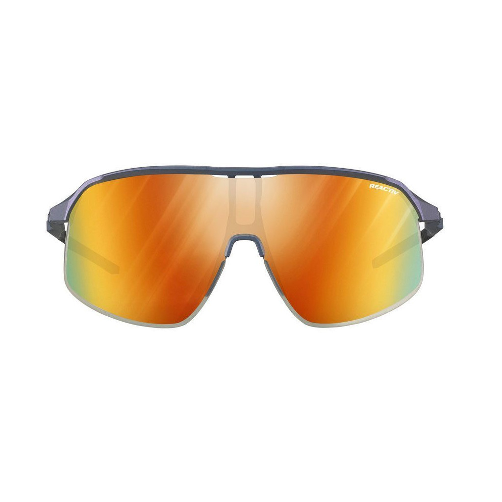 Lunettes vélo photochromiques Juldo Density Bleu Rouge Irisé Réactiv 1-3