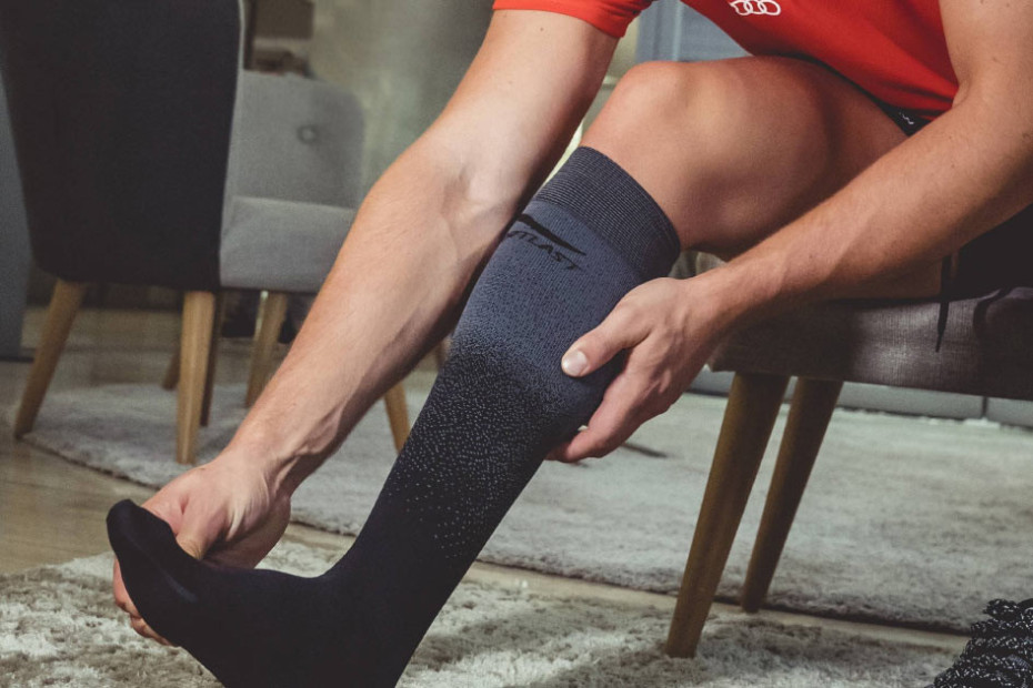 Bas de compression velo cycliste - X-Bionic et BV-Sport